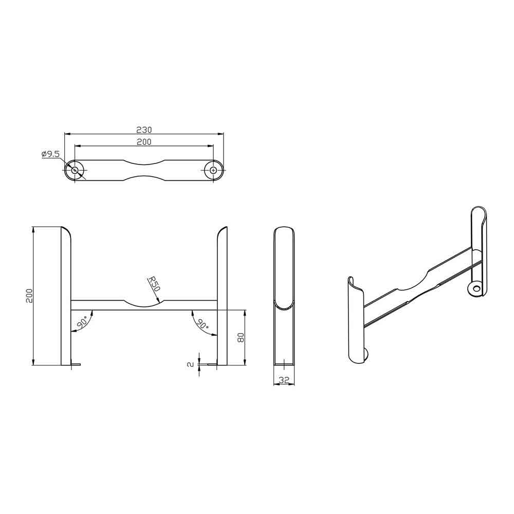 Phoenix Nicole Traditional White 6 Column Style Radiator Leg Set | Only ...